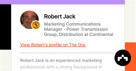 Robert Jack Marketing Communications Manager Power Transmission
