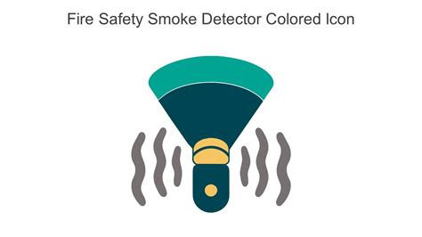Fire Safety Smoke Detector Colored Icon In Powerpoint Pptx Png And