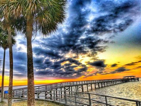 The Pier At Safety Harbor Florida Safety Harbor Sunset Outdoor