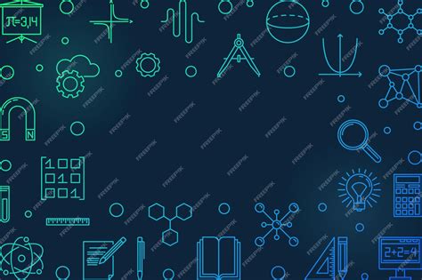 Premium Vector Science Technology Engineering And Math Blue