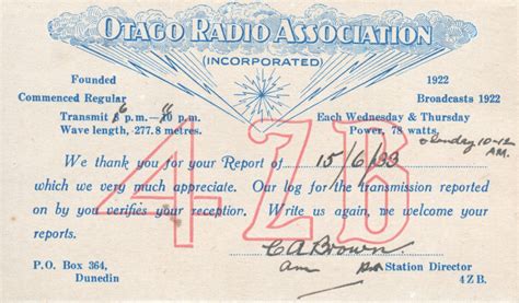 Radio Dunedin At 100 Radio Heritage Foundation