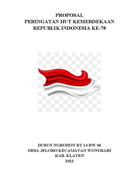 Proposal Rt 14 Agustusan Pdf