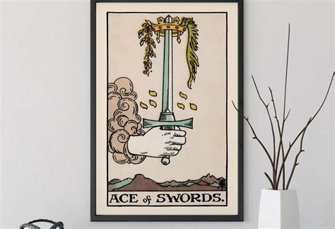 Ace Of Swords Meaning Upright And Reversed Tarot Technique