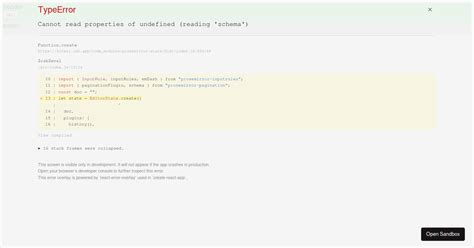 prosemirror test forked codesandbox