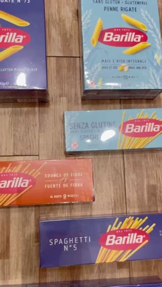 Date 07 26 Nui Barilla hình ống tre N073 Penne 500g Barilla Pasta