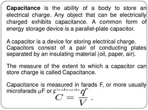 133 Factors Affecting Capacitance