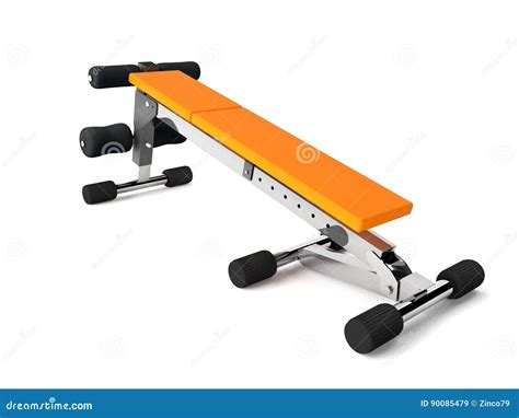 Reverse Bench Crunches Exercise Flat Vector Illustration