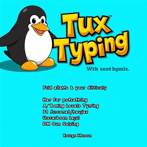 hướng dẫn tải tux typing trở thành cao thủ bàn phím chỉ trong nháy mắt