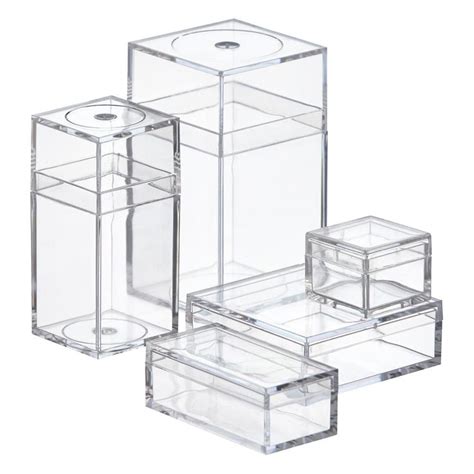 Small Clear Amac Boxes Plastic Box Storage Container Store Plastic
