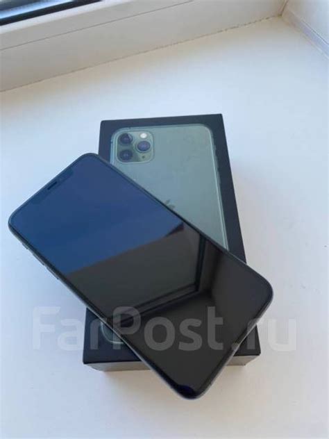 IPhone 11 Pro Max, 64 гб, 6.50", зеленый, 4G LTE, б/у, в наличии. Цена ...