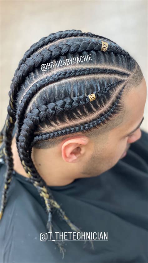14 Unbelievable Bleach Hair Braided Black Men Hairstyles