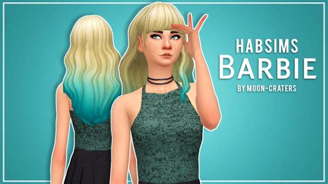 Habsims Barbie Hair In Rustys Ombres Sims 4 Sims 4 Game Sims 4 Mm