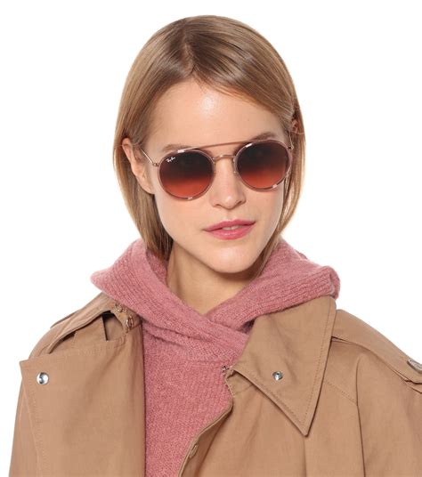 Round Double Bridge Sunglasses Ray Ban