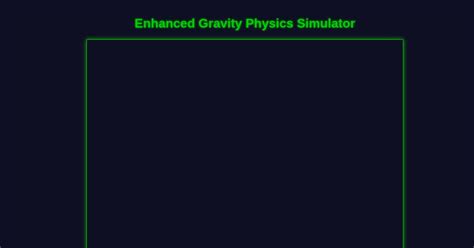 Enhanced Gravity Physics Simulatorstyle
