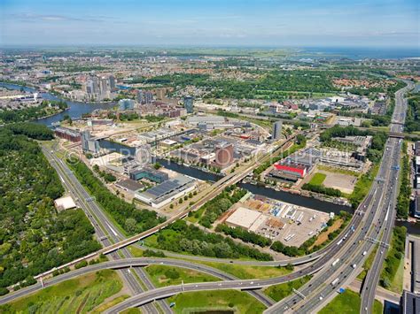 Aerophotostock Amsterdam Bedrijventerrein Overamstel Gezien Vanaf