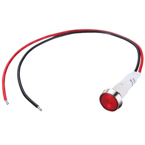 V Mm Led Indicator Pilot Dash Dashboard Panel Warning Light Lamp Sale Banggood Arrival