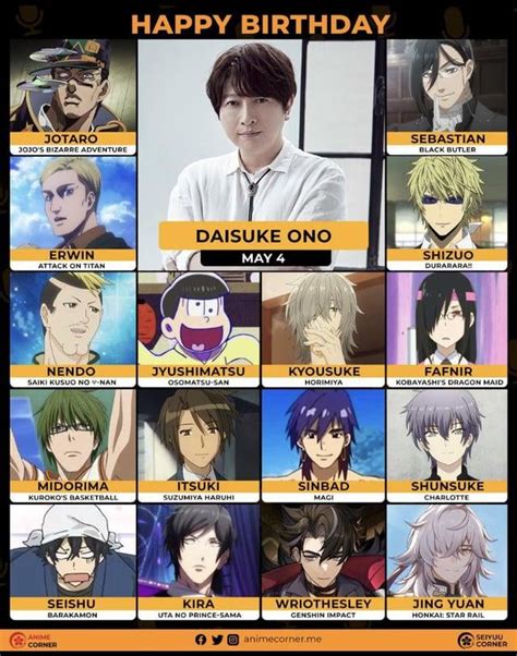 Yesterday Was Daisuke Onos Birthday So Happy 46th Birthday To Daisuke