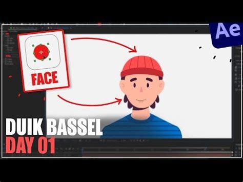 Duik Bassel Day Face Rig With Controller After Effects