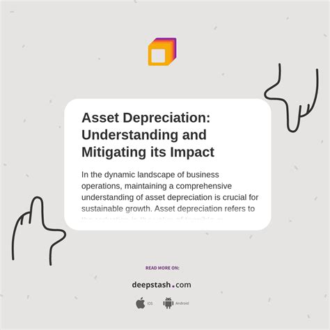 Asset Depreciation Understanding And Mitigating Its Impact Deepstash