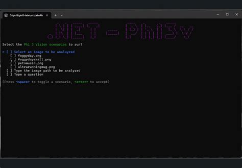 Using Phi 3 C With ONNX For Text And Vision Samples NET Blog