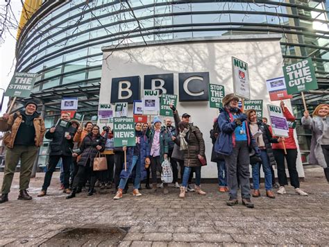 24 Hour Nuj Strike Affects Bbc Services In England Clean Feed