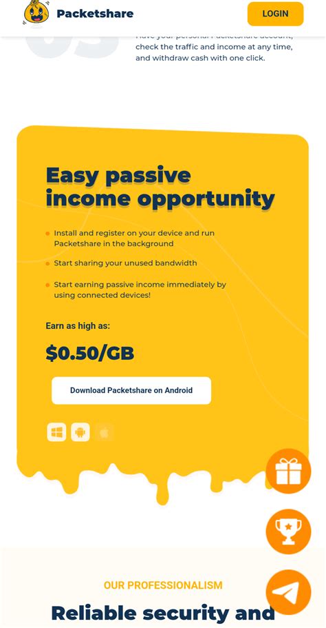 Earn Passive Income With Packetshare Use Referral Code