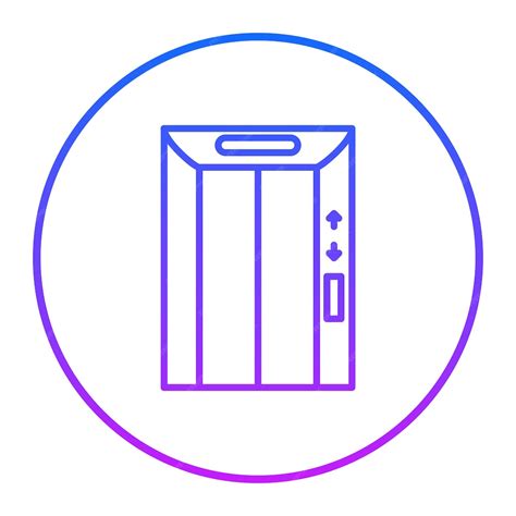 Premium Vector Elevator Vector Illustration