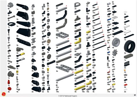 Lego Technic Pieces For Car Projects