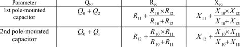 Expressions Of The Equivalent Circuit Parameters Download Table