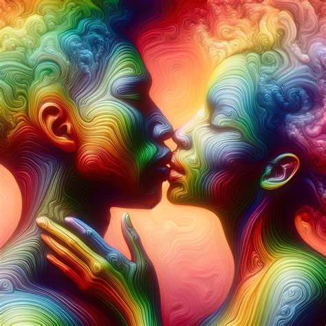 Download Couple Abstract Colorful Royalty Free Stock Illustration