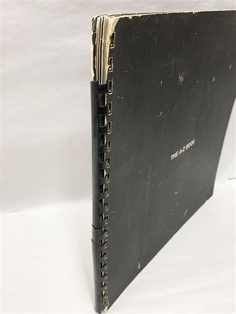 The A Z Book By Ockerse Thomas Good Spiral Bound Wraps 1969 First Edition Old New York