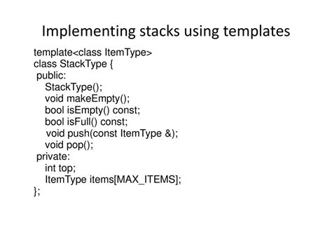 Stacks Ppt Download