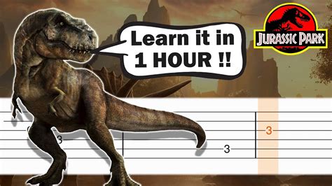 Jurassic Park Theme Song Easy Guitar Tutorial Tab Chords Chordify