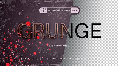 Rust Font Editable Stock Illustrations 21 Rust Font Editable Stock