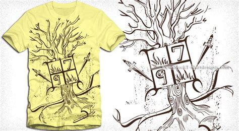 Vector Tree T Shirt Design Vector T Shirt Designs