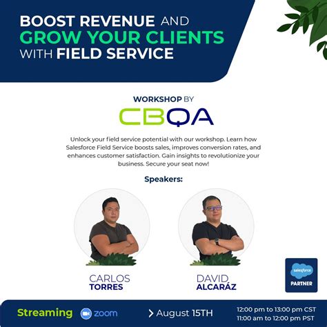 Cbqa Solutions Inc On Linkedin Cbqasolutions Salesforce Workshopevent Fieldservices