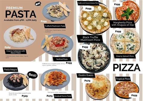Menu At Mi Cafe Quezon City