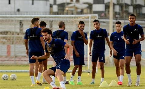 رباعي الزمالك ينتظم في التدريبات