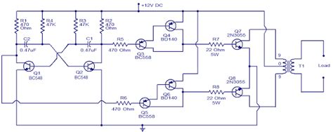 Designing Inverter Using Transistors Gadgetronicx
