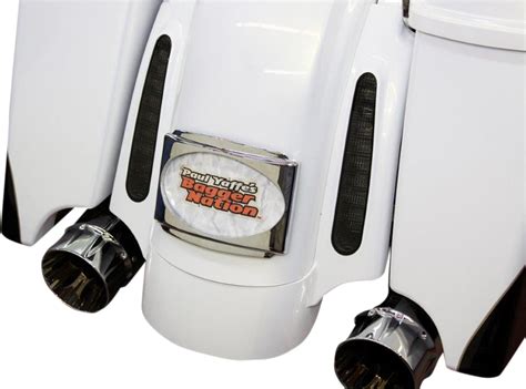 2030 0616 Paul Yaffe Bagger Nation License Plate Frame Cvo Chrom