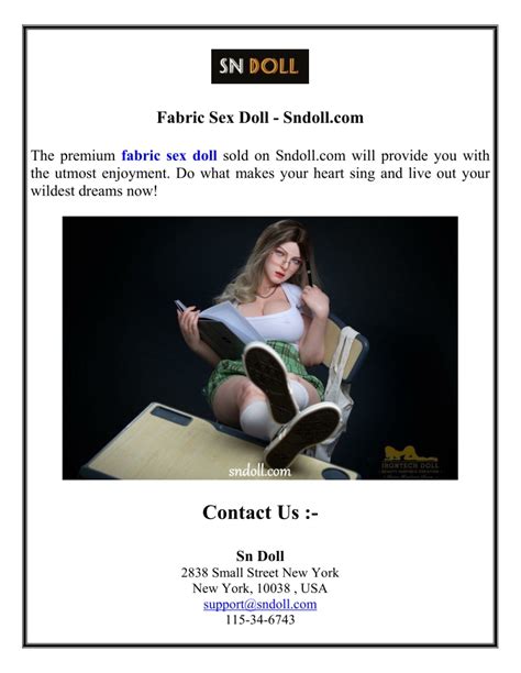 Ppt Fabric Sex Doll Powerpoint Presentation Free