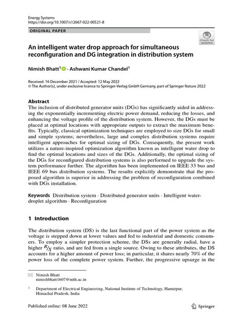 An Intelligent Water Drop Approach For Simultaneous Reconfiguration And