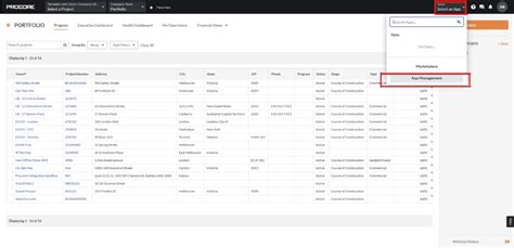 Version 220 Update Procore Integration Automatic Project Sync
