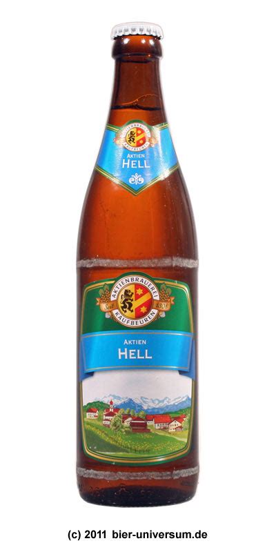 Aktienbrauerei Kaufbeuren Hell Bier Universum