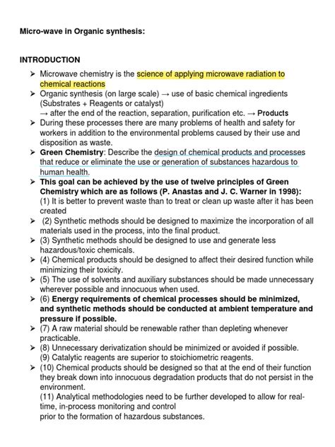 Microwave Heating Lecture Notes Pdf Dielectric Electromagnetic Radiation