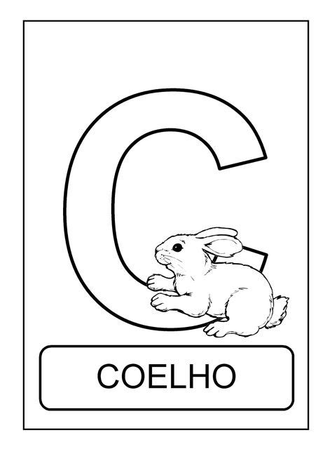 Alfabetocpng 1184×1600 Animais Para Colorir Alfabeto Para
