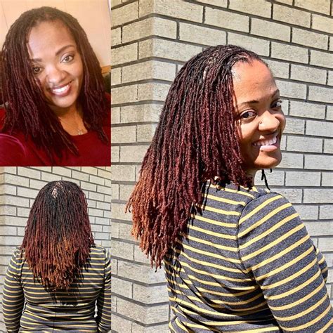 Retwist Dye Sisterlocks Styles Updo Sisterlocks Styles Hair Styles
