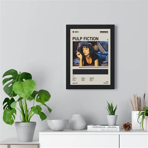 Mia Wallace Poster Pulp Fiction Art Print Poster Kingz