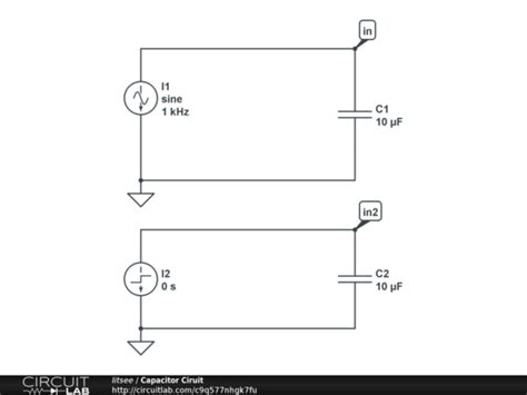 Capacitor Circuit CircuitLab