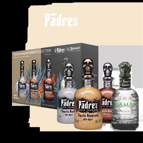 Set 💀 Padre Azul Premium Tequila